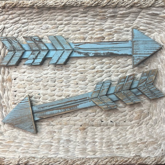 Vintage | Accents | Rustic Wood Arrows Wall Decor | Poshmark